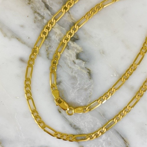 3x1 Hammered Chain 3MM 60 Cm | Joyería Londres