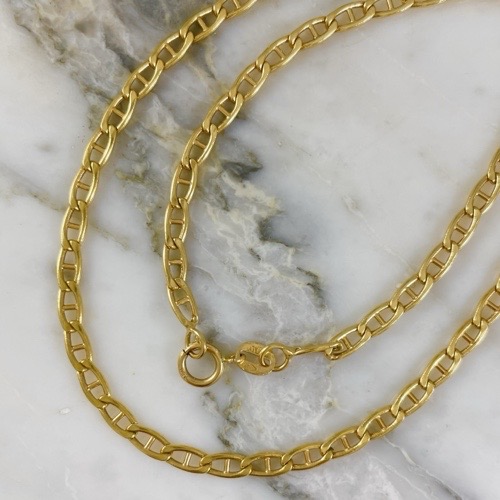 Shiny Ladder Chain 3MM 50 CM | Joyería Londres